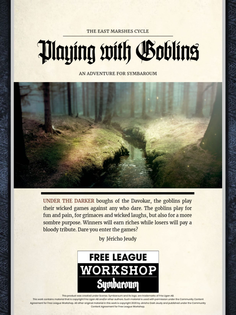 Symbaroum_Playing_with_Goblins | PDF | Hunting
