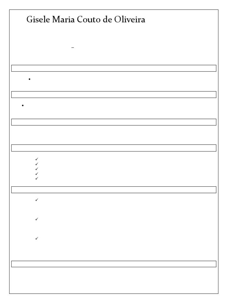 CV - Gisele Maria Couto de Oliveira - 022025 | PDF