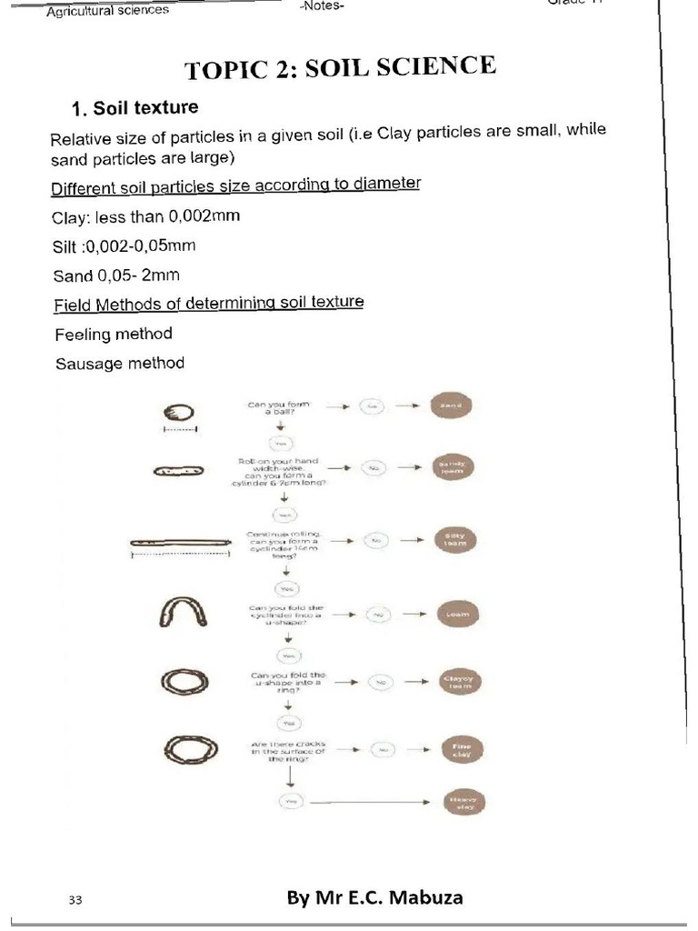 Soil Sciences Grade 11 | PDF