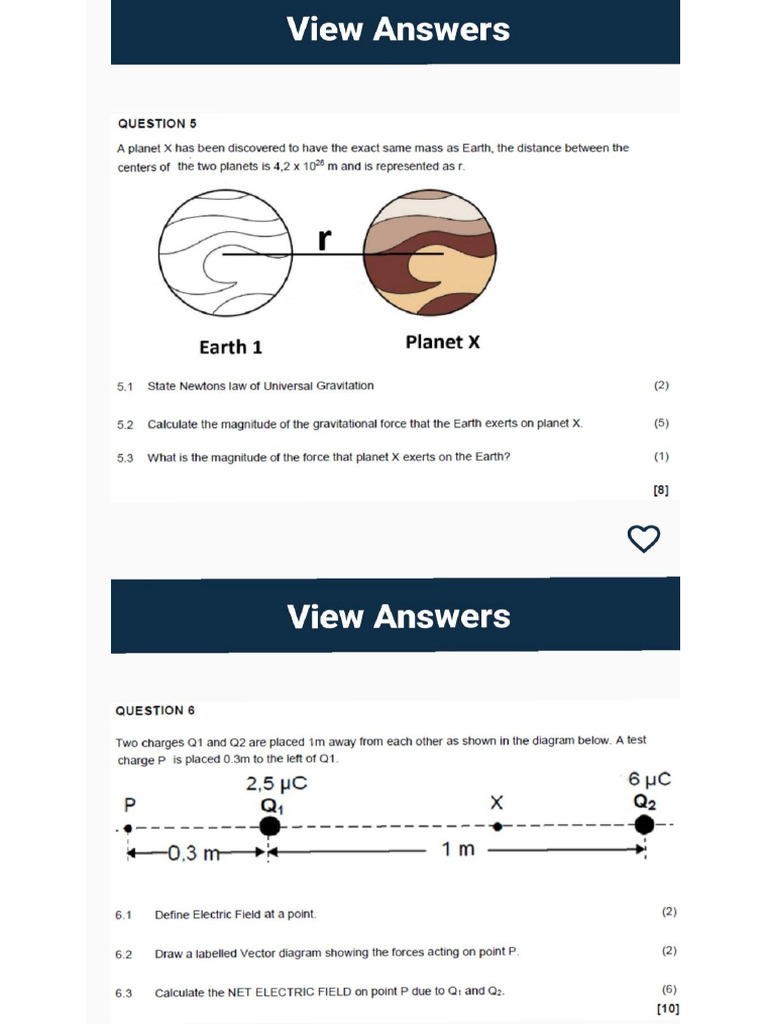 Physics Questions Examples | PDF
