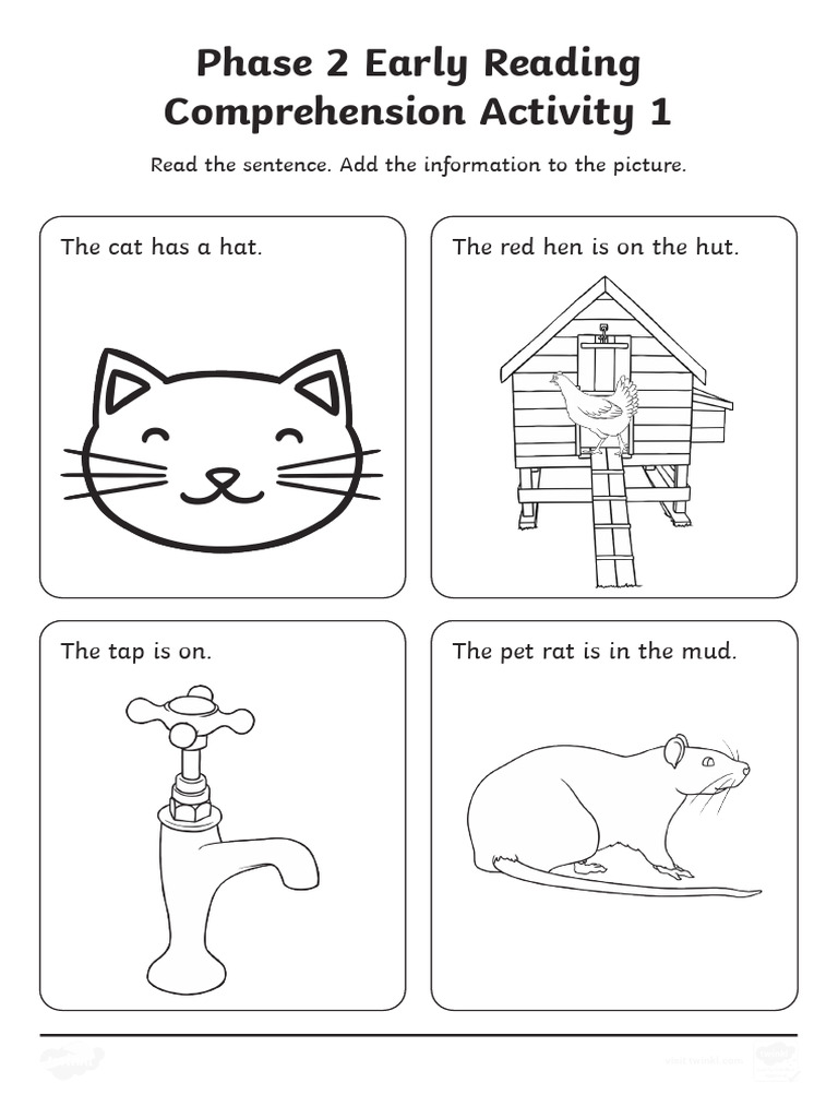 Early Reading Comprehension Activities | PDF
