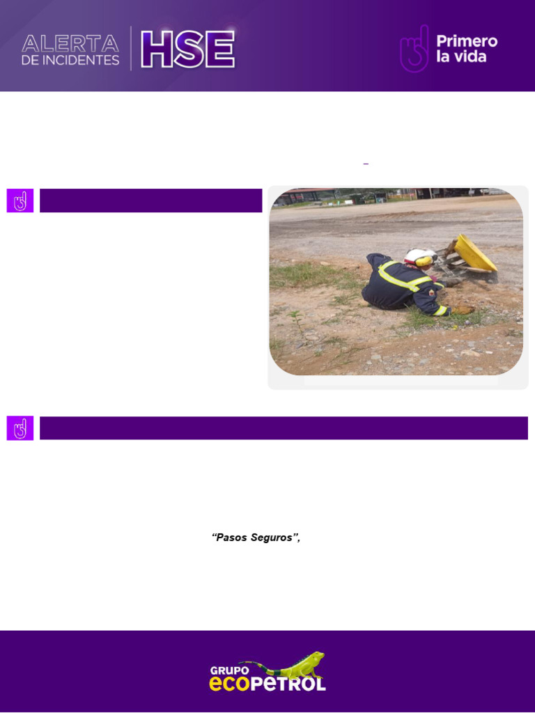 Hub Orinoquia - Pry - Caida Trabajador SP Ing ECH | PDF