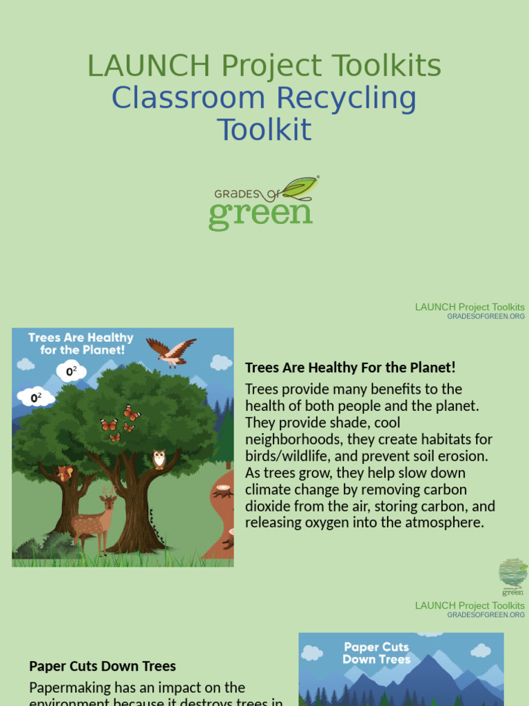 Benefits of Trees and Paper Recycling | PDF