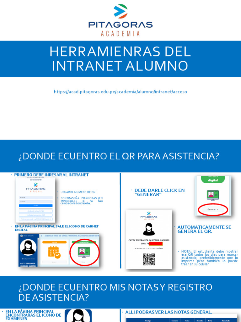 Intranet Alumno | PDF