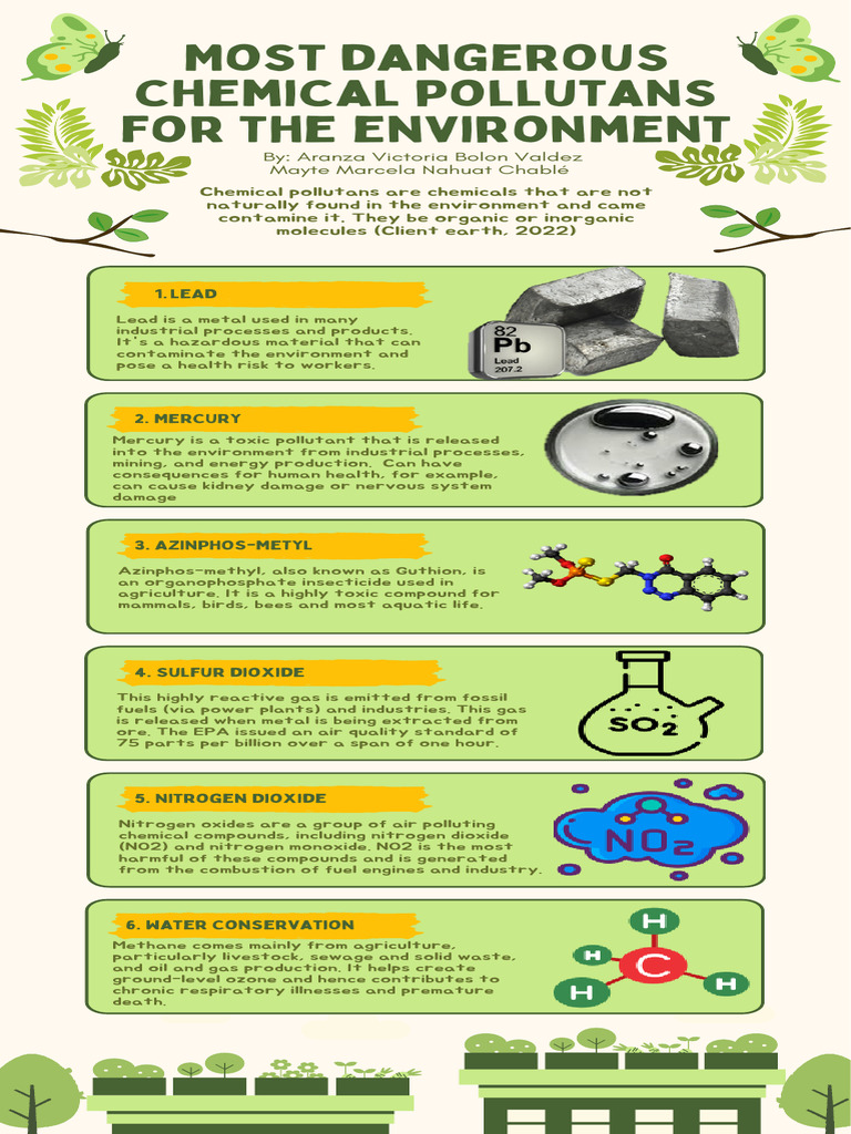 Leasson2 Infographic Nahuat Mayte | PDF | Air Pollution | Nitrogen Dioxide