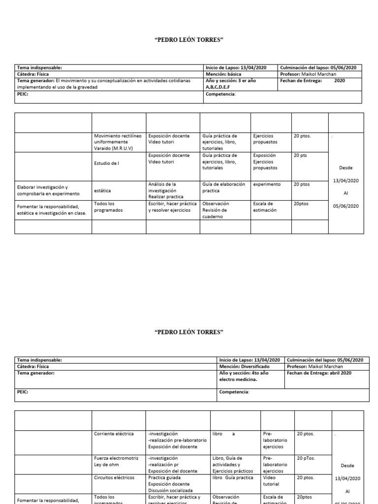 Ecb 586 | PDF | Laboratorios | Maestros