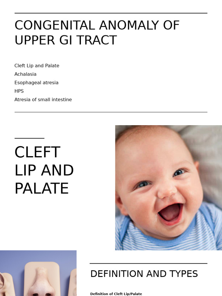 Congenital Anomaly of Upper GI Tract | PDF | Medical Imaging | Diseases ...