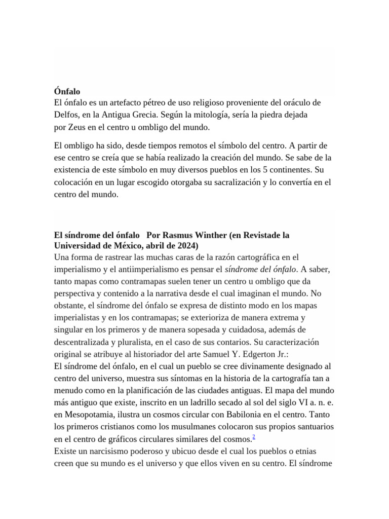 Ónfalo | PDF | Mapa | imperio Romano