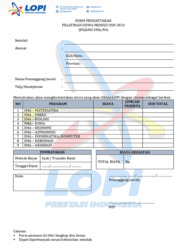 Format - Pesanan - Ambon - 1 | PDF