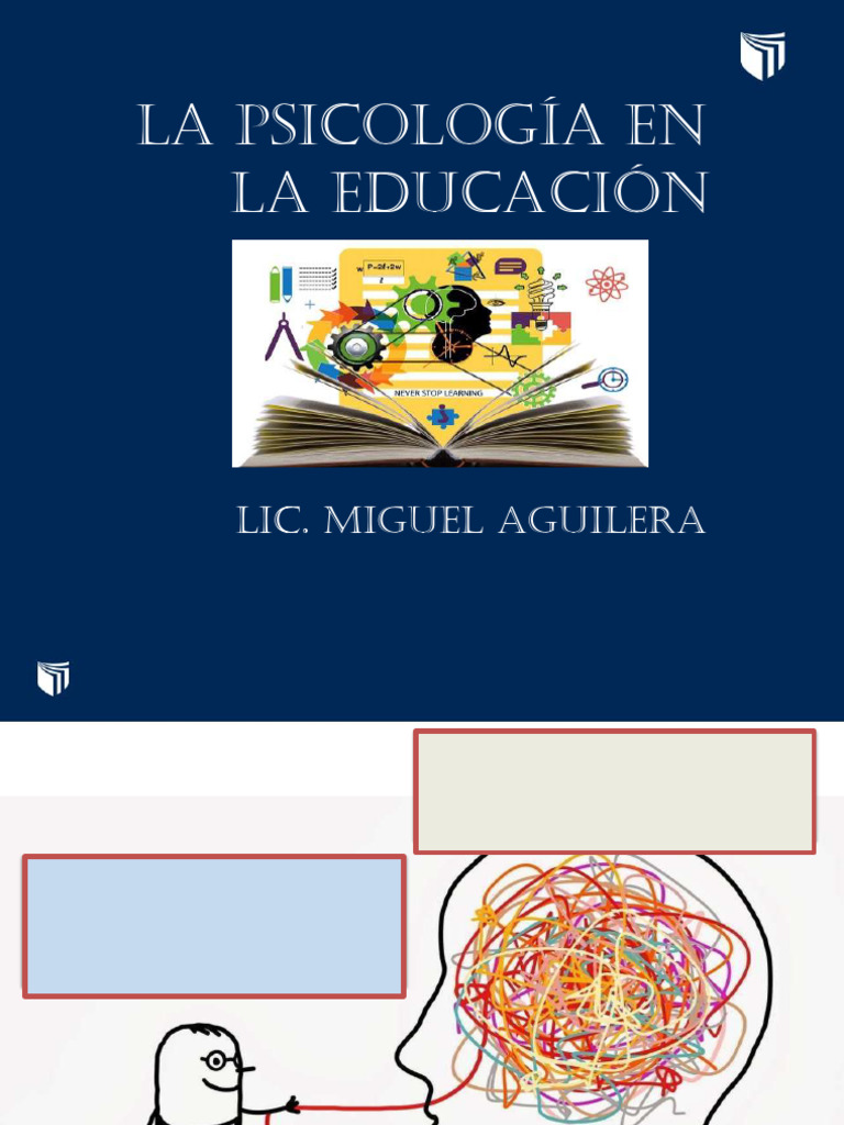 PSICOLOGIA EN LA EDUCACION diapositivas | PDF | Sicología | Aprendizaje
