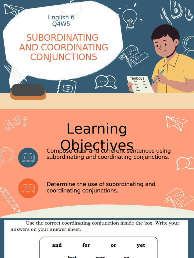 Understanding Conjunctions in English | PDF