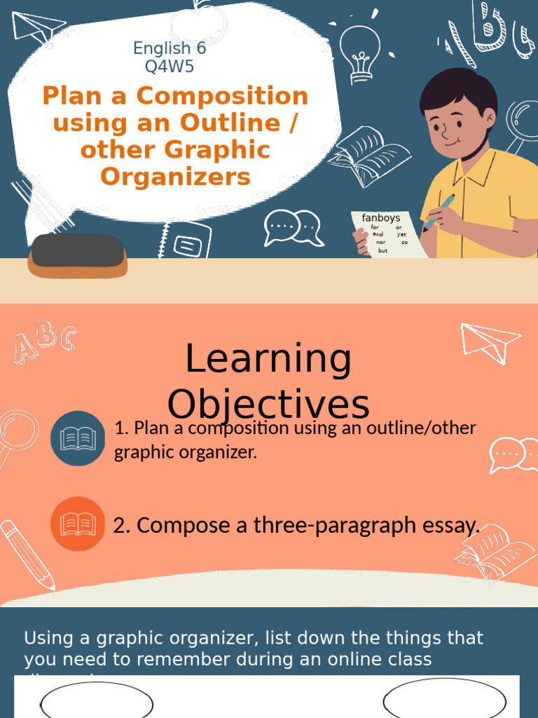 Q4-W5-D4-Plan A Composition Using An Outline Other Graphic Organizers | PDF