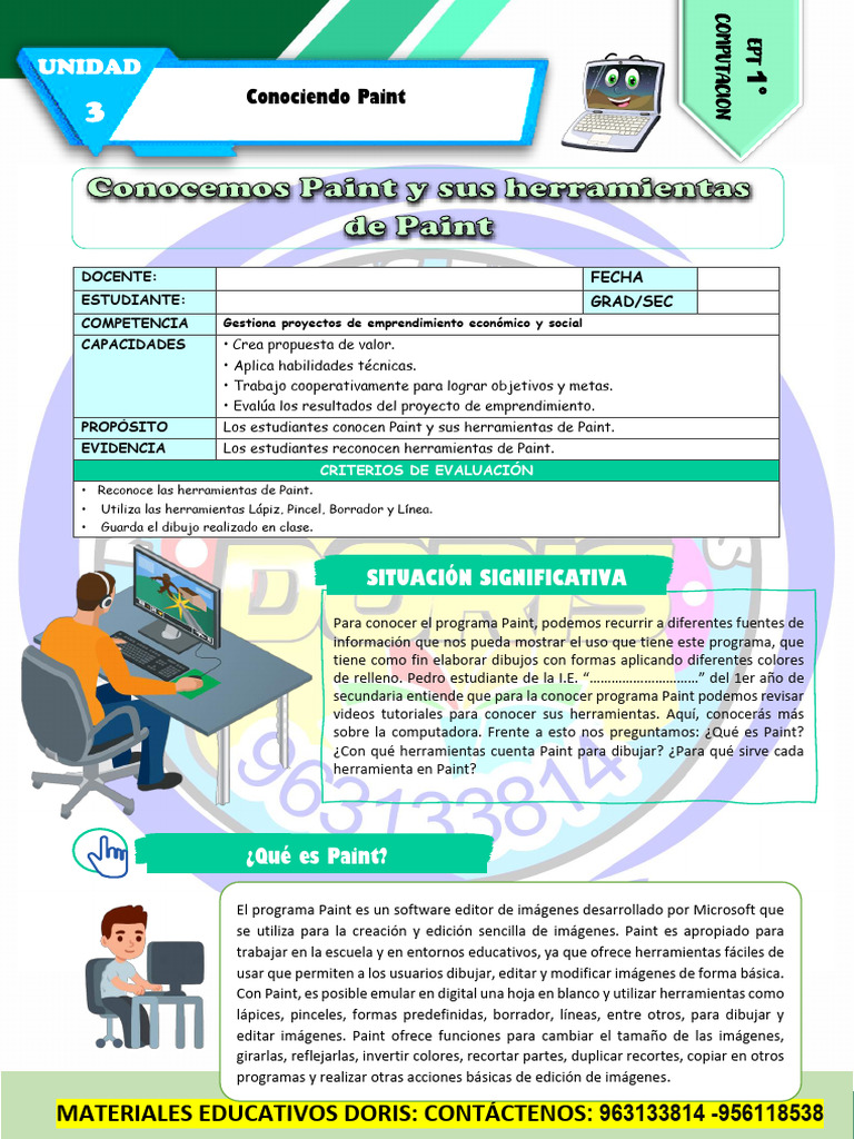 Resuelto Ficha de Actividad Ept 1°-Semana 1 | PDF | Software | Informática