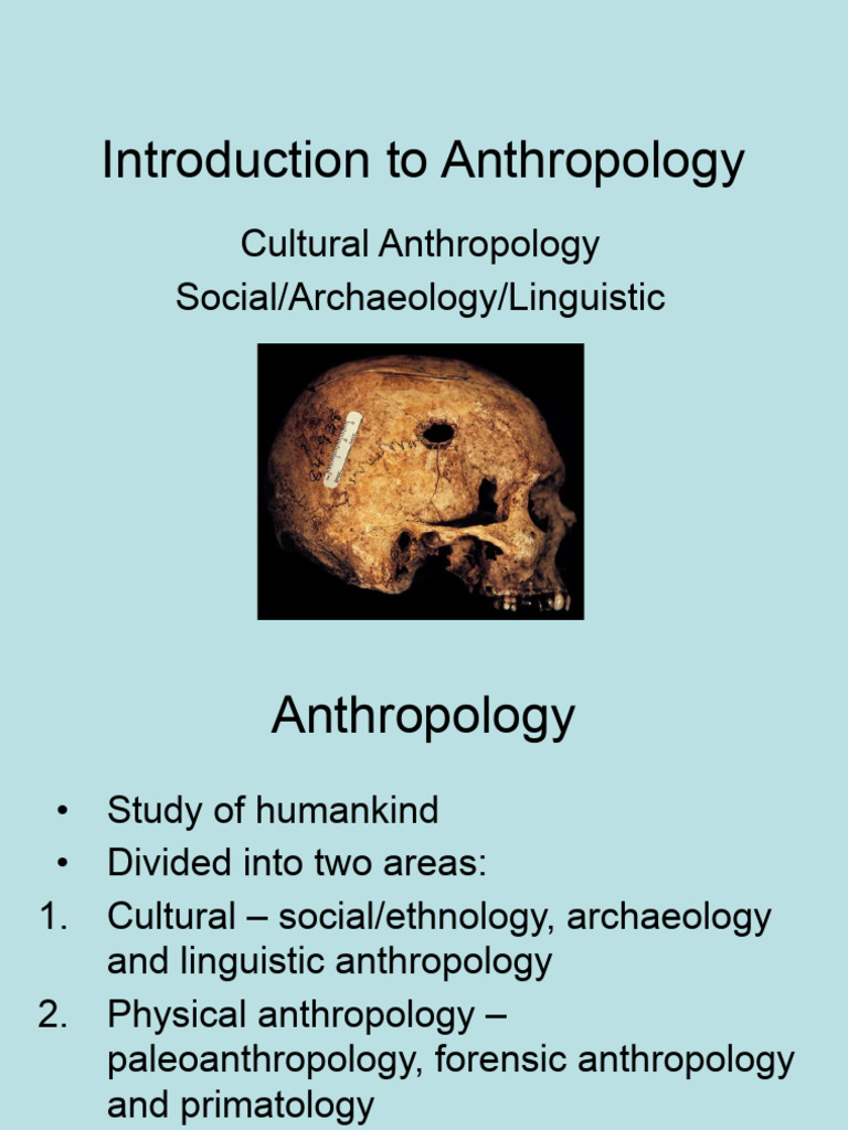 HSP, Intro To Anthropology, Cultural Anthropology | PDF | Anthropology ...