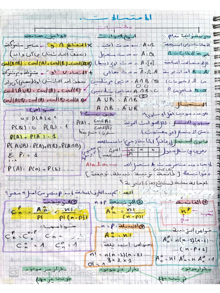 الاحتمالات.sara math | PDF