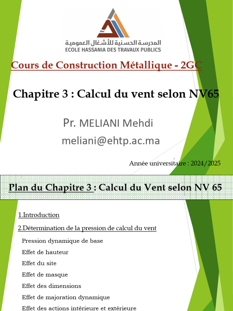 Calcul Vent | PDF | Pression | Plaie