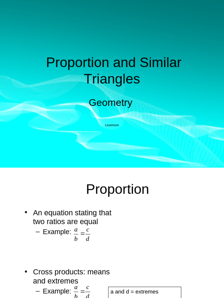 Similar Triangles PPT and examples | PDF | Triangle | Elementary ...