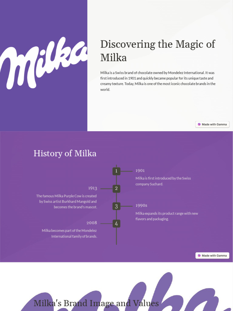 Discovering The Magic of Milka | PDF | Chocolate | Chocolate Industry