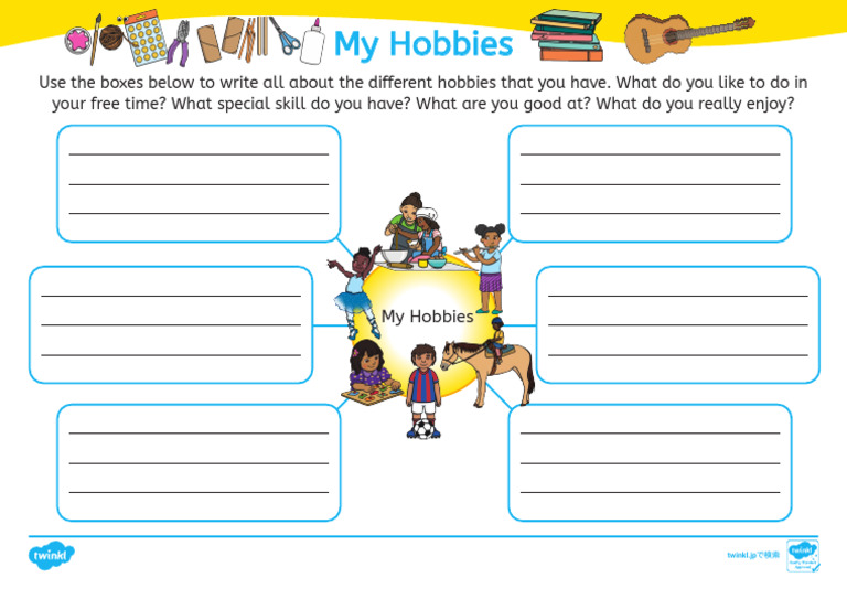 JP Ls 1720094129 My Hobbies Mind Map - Ver - 1 | PDF