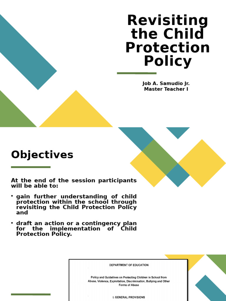 Child Protection Policy Workshop Guide | PDF