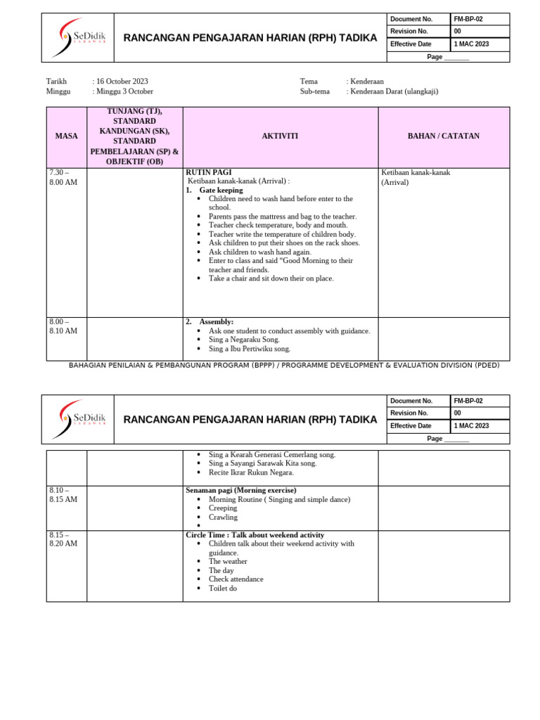 RPH NEW ISNIN copy | PDF