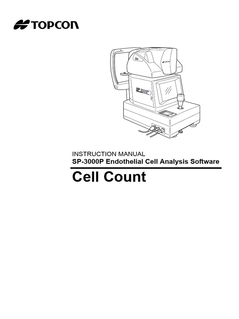 SP-3000P InstructionManual Software | PDF | Software | Computer File