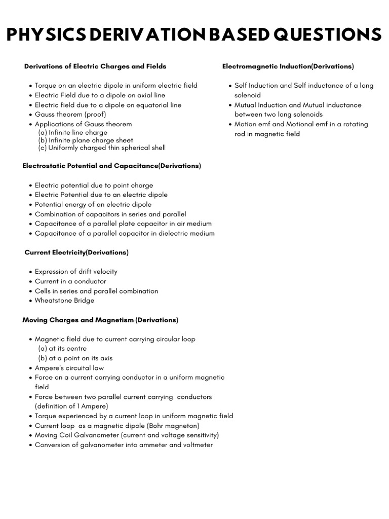 Physics Diagram Based Questions | PDF | Inductance | Capacitor