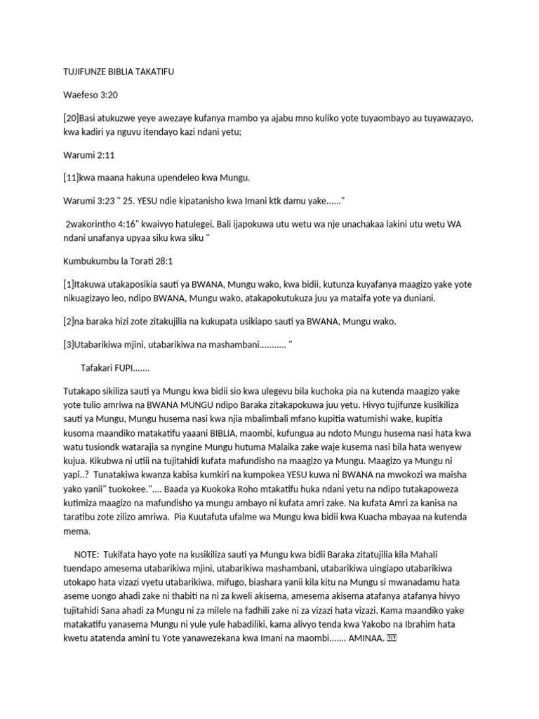TUJIFUNZE BIBLI-WPS Office | PDF
