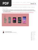 Evolución de los celulares: Antes y ahora | PDF | Smartphone ...