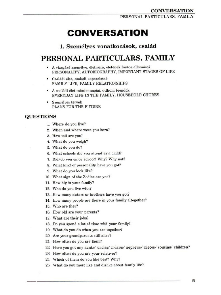 Angol Szobeli Erettsegi Feladatok pp05-21 | PDF