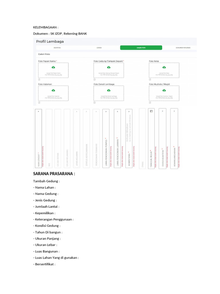 Persyaratan EMIS | PDF