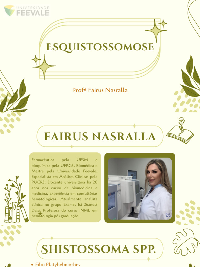 Esquistossomose e Enterobius | PDF | Especialidades médicas | Doenças e ...