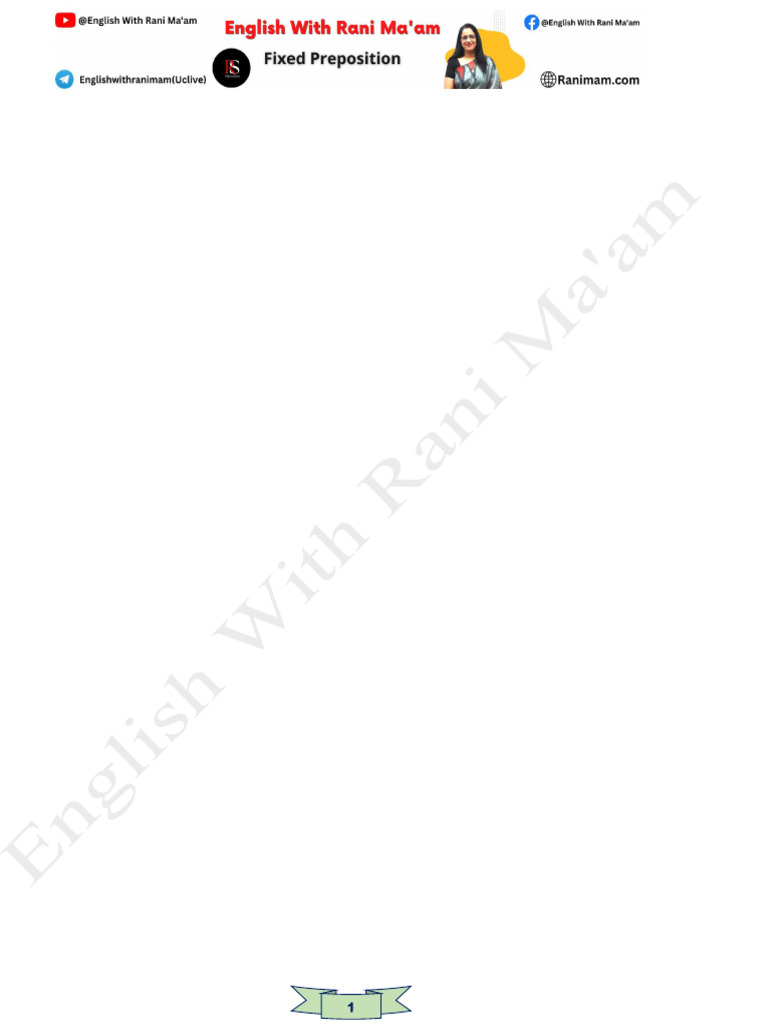 Fix Preposition | PDF