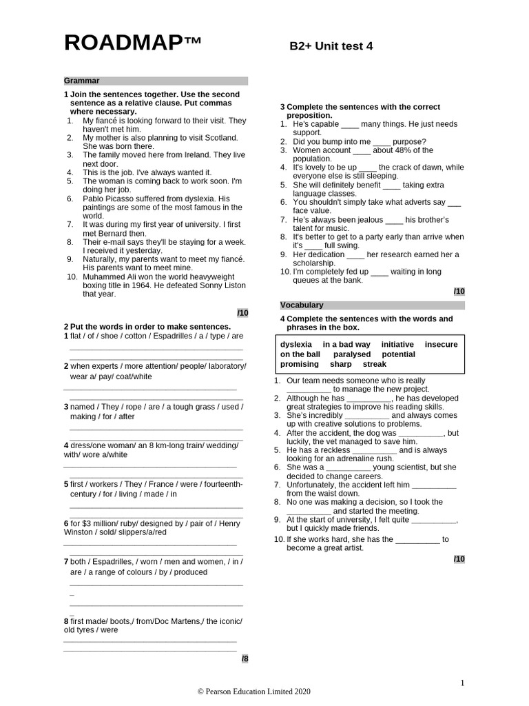 Unit_test_4_(Word) changed | PDF | Clothing
