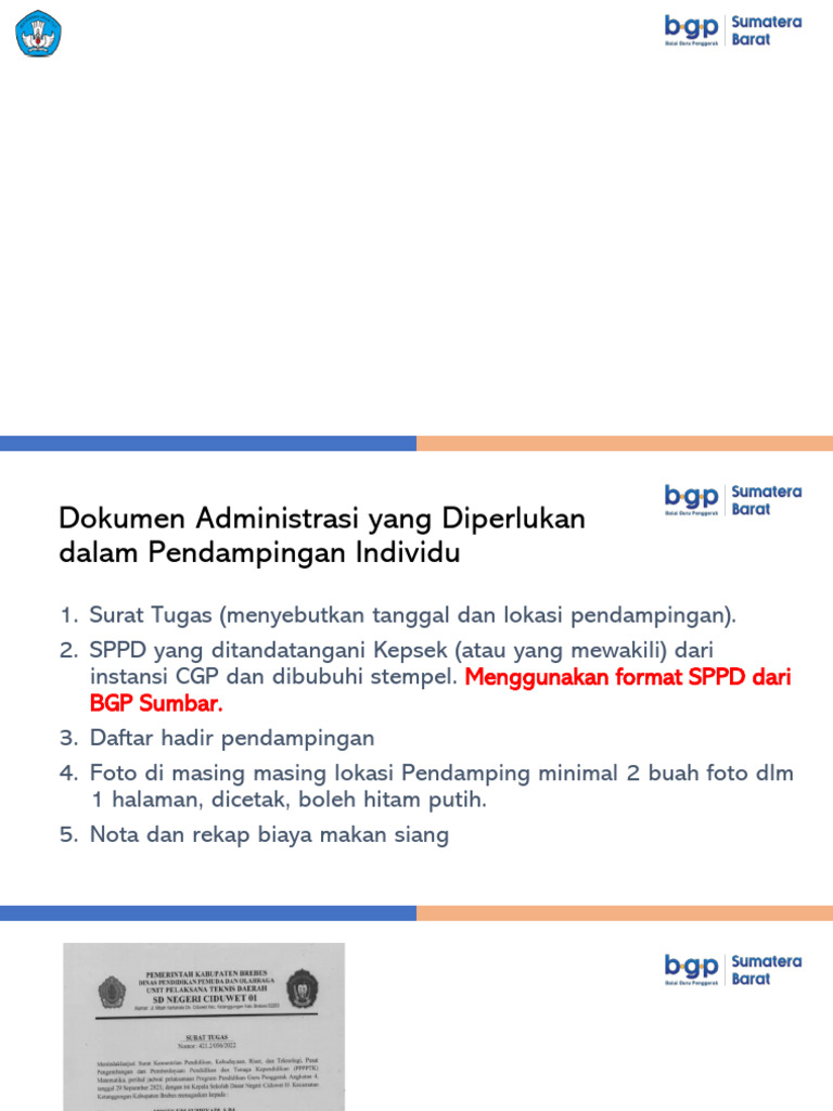 Administrasi Pendampingan Individu | PDF