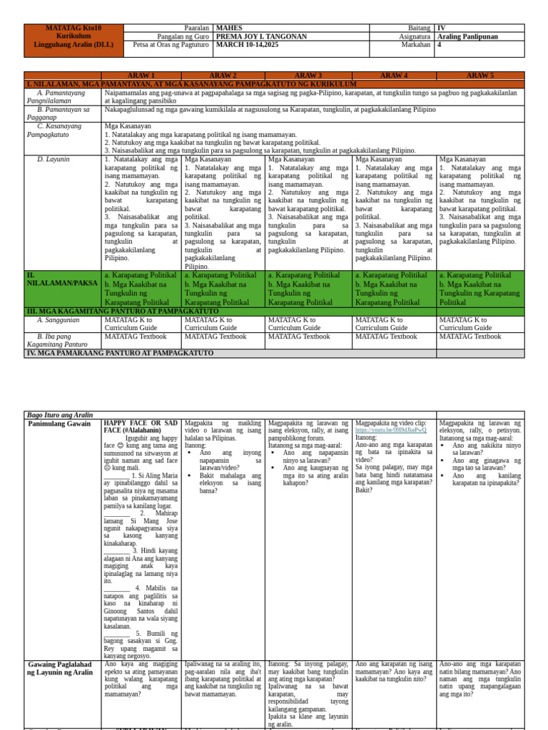 Q4_AP_DLL_WEEK 5 | PDF
