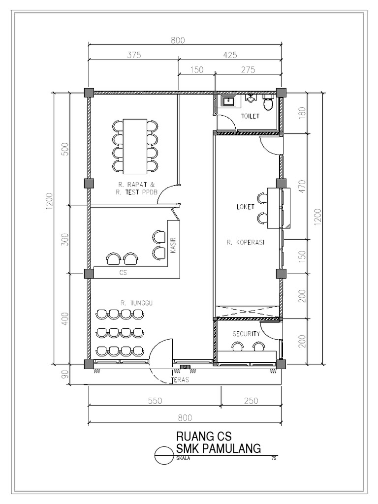 Ruang Cs Smk Pamulang | PDF