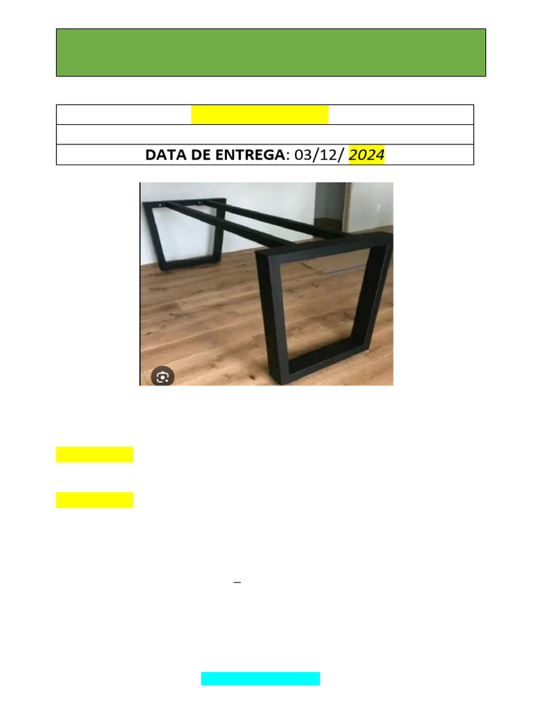 Layout de Medidas Com Prioridade | PDF