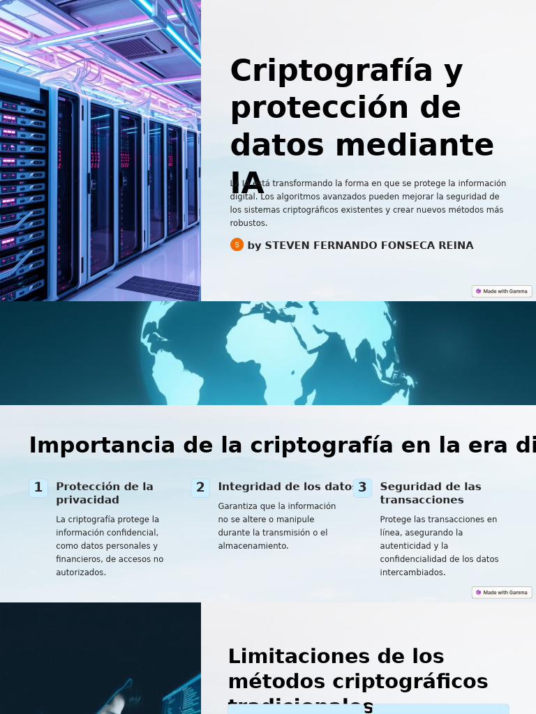 Criptografia y Proteccion de Datos Mediante IA | PDF | Clave (criptografía) | Cifrado