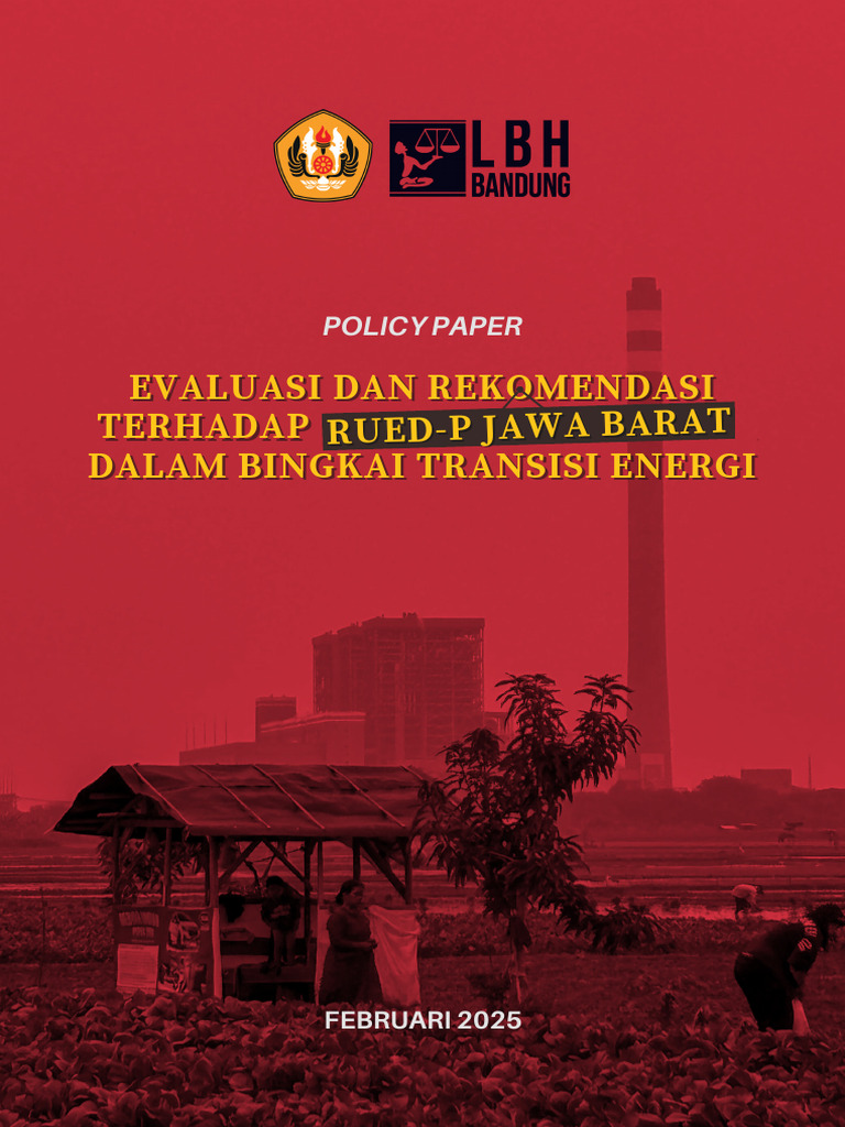 Policy Paper RUED P Jawa Barat Unpad X LBH 3 | PDF
