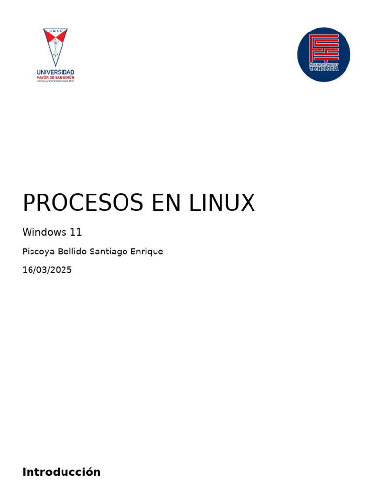 Procesos Linux | PDF | V Mware | Arquitectura de Computadores
