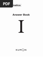 Kumon Answer D | PDF