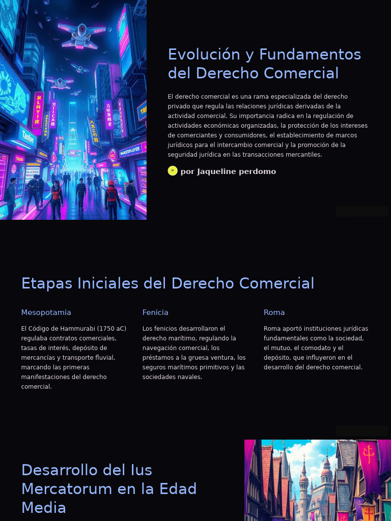 Evolucion y Fundamentos Del Derecho Comercial | PDF | Comercio | Economias
