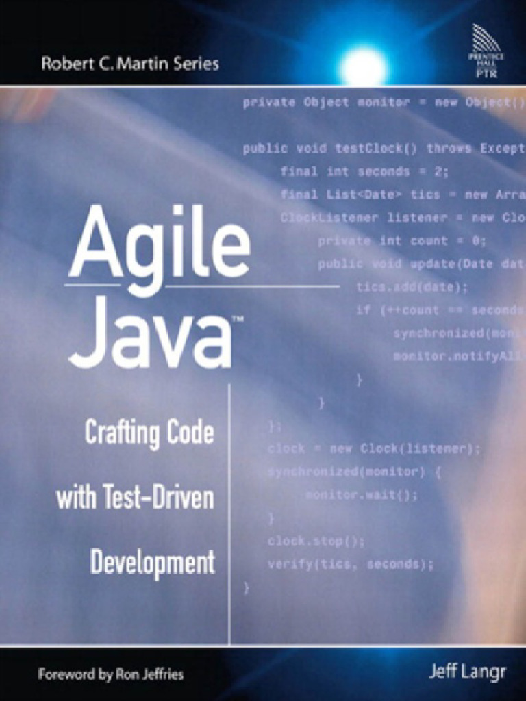 Agile Java Crafting Code With Test Driven Development TM Crafting Code ...