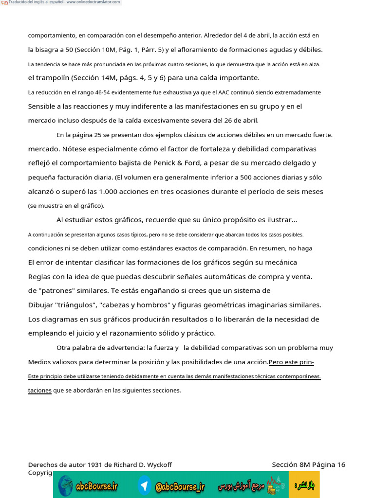 Wyckoff - Method of Tape Reading 2 | PDF | Compartir (Finanzas) | Mercado (economía)