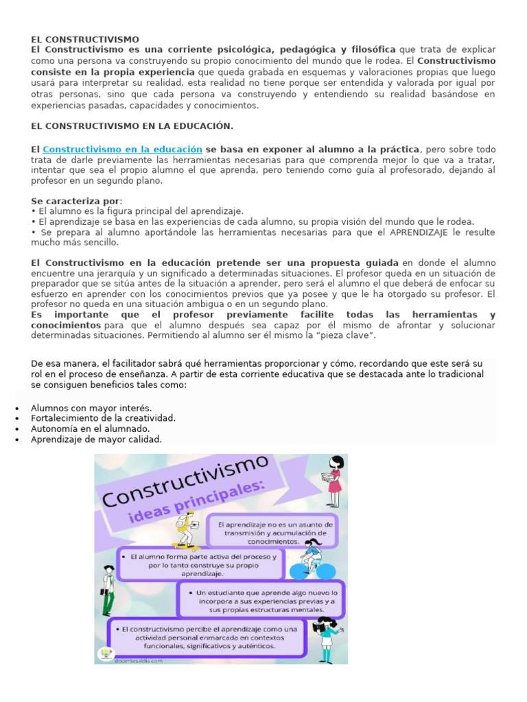 El Constructivismo | PDF