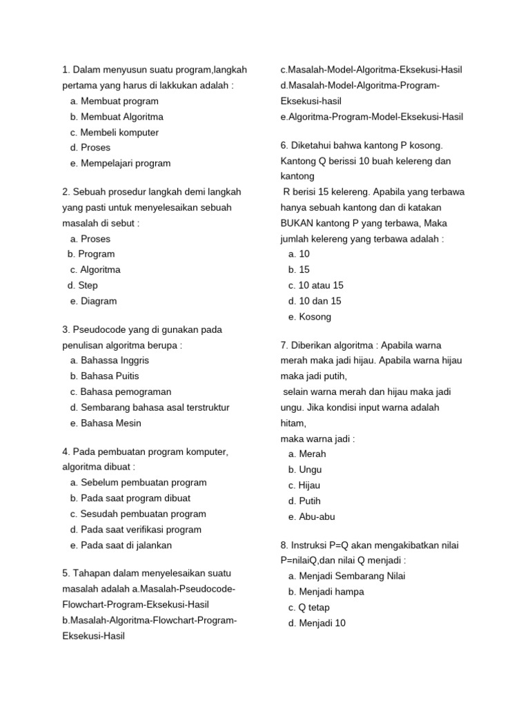 Algoritma Warna dalam Pemrograman | PDF