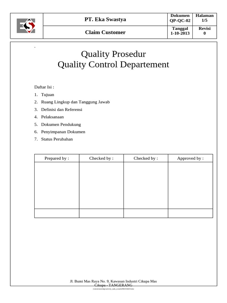 QP QC 02 Claim Customer | PDF