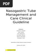 NGT/OGT Feeding Procedures Guide | PDF | Gastroenterology | Medical ...