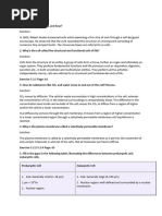 Class 9 Science Chapter 5 Solutions | PDF | Cell (Biology) | Cell Membrane